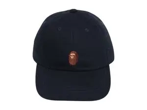 A BATHING APE Ape Head Cap - Navy Blue