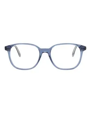 Dior Round Frame Acetate Optical Frames Blue Blue Transparent (dm50048i/52/092)