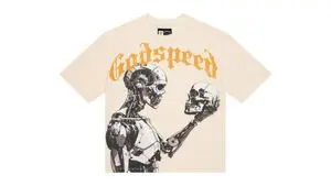 GODSPEED Mankind Vs Ai Iii T-shirt - Bone/yellow