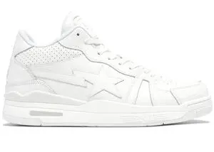 A BATHING APE Clutch Sta #2 Croc - White