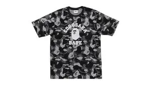 A BATHING APE X Cdg Osaka Camo College Tee Shirt