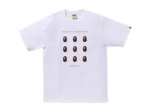 A BATHING APE Dot Com Tee Shirt - White