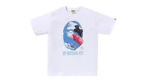 A BATHING APE Carp Photo Bathing Ape Tee Shirt - White