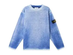 Stone Island Oversized Raw Hand Crewneck Sweatshirt