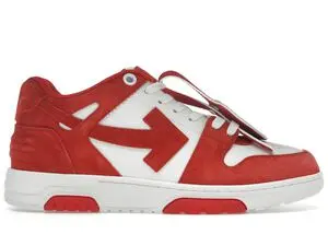 Off-White Off-White OOO Low Top Sneakers Brick Red/white