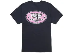 Supreme Dalmatian Tee Shirt - Navy Blue