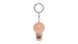 A BATHING APE Baby Milo Kokeshi Doll Keychain - Beige