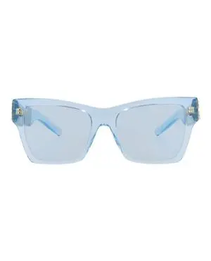 Givenchy Acetate Square Frame Sunglasses - Blue Blue Blue (gv40076i/54/84v)