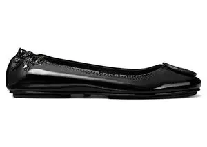 Tory Burch Minnie Travel Ballet Flats - Black