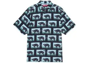 Supreme Damien Hirst Short Sleeve Shirt - Black
