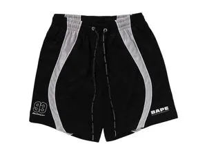 A BATHING APE Solid Camo Jacquard Logo Relaxed Fit Sweatshorts