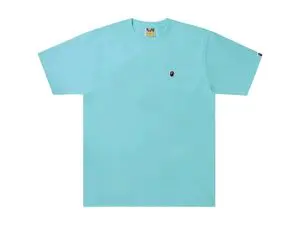 A BATHING APE One Point Tee Shirt - Sax