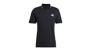 Adidas Essentials 3stripes Pique Polo Shirt - Black/white