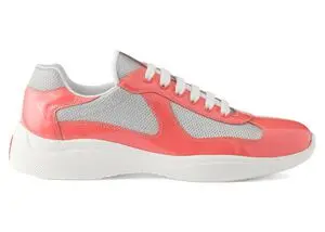Prada America's Cup Sneakers - Coral/silver