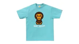 A BATHING APE Baby Milo Tee Shirt - Blue