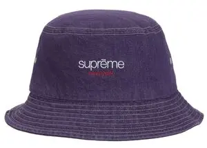 Supreme Denim Crusher Hat - Purple