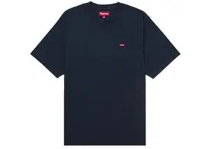 Supreme Small Box Tee Shirt - Navy Blue