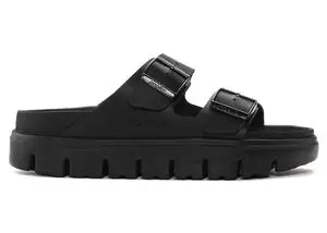 BIRKENSTOCK Arizona Chunky Leather Sandals - Black
