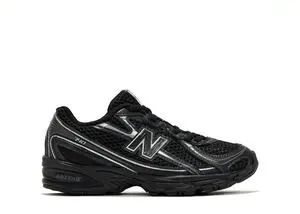 NEW BALANCE 740 Bungee Lace - Black/grey/silver