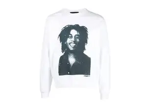 Dsquared2 Bob Marley Cool Fit Sweatshirt - White