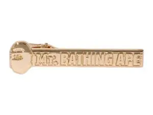 A BATHING APE Mr. Bathing Ape Tie Pin - Gold