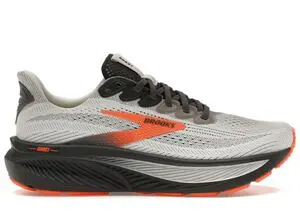 Brooks Ghost 17 Athletic Sneakers - Oyster Mushroom/orange/ebony