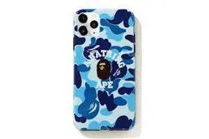A BATHING APE Abc Camo College Iphone 11 Pro Max Case - Blue