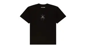 SP5DER Tm Rhinestone Tee Shirt - Black