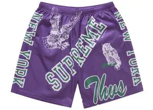 Supreme Varsity Mesh Short - Purple