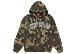 Supreme B.b. Simon Zip Up Hooded Sweatshirt