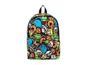 A BATHING APE Baby Milo All Safari Medium Backpack - Multicolor
