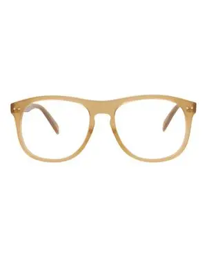 Celine Aviator Acetate Optical Frames - Brown Brown Transparent (cl50130i/54/047)