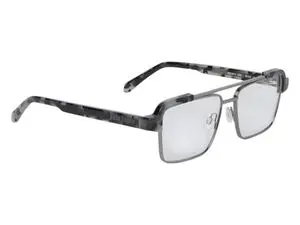 Palm Angels Style 17 Eyeglasses - Havana Black Gun Metal Clear Lens (perj017s25pla0011200)