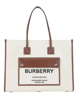 Burberry Medium Freya Tote Tan
