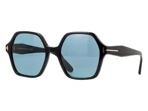 TOM FORD Geometric Frame Sunglasses - Black (ft1032 01a)