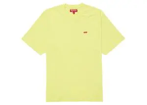 Supreme Small Box Tee Shirt (ss25) Bright Yellow