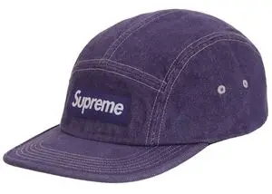 Supreme Denim Camp Cap - Purple