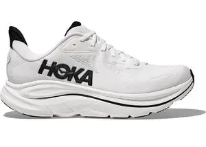 Hoka One One Clifton 10in Athletic Sneakers - White/black