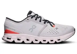 On Cloud X 4 Sneakers - Silver/flame