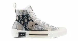 Dior B23 High-Top Safari Oblique Sneakers Beige