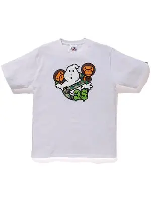 A BATHING APE X Ghostbusters Baby Milo Tee Shirt #6 - White