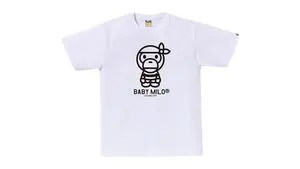 A BATHING APE Pirate Baby Milo Tee Shirt - White