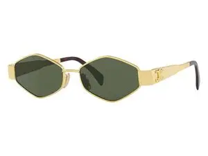 Celine Metal Triomphe Sunglasses - Gold/green (cl000401 2300j1)