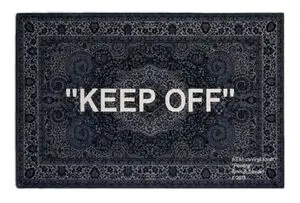 VIRGIL ABLOH X Ikea Keep Off Rug 200x300 Cm Grey/white - Multicolor