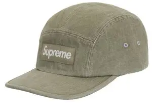 Supreme Denim Camp Cap - Olive