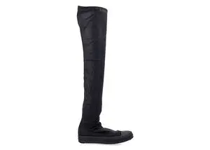 Rick Owens High Sock Sneaks - Black