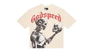 GODSPEED Mankind Vs Ai Iii T-shirt - Bone/red