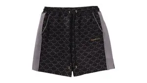 A BATHING APE College Monogram Relaxed Fit Sweat Shorts