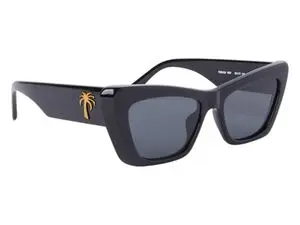 Palm Angels Fairfield Sunglasses - Black Dark Grey (peri058s24pla0011007)