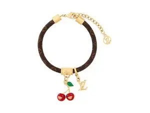 LOUIS VUITTON X Takashi Murakami Cherry Bracelet - Brown Monogram